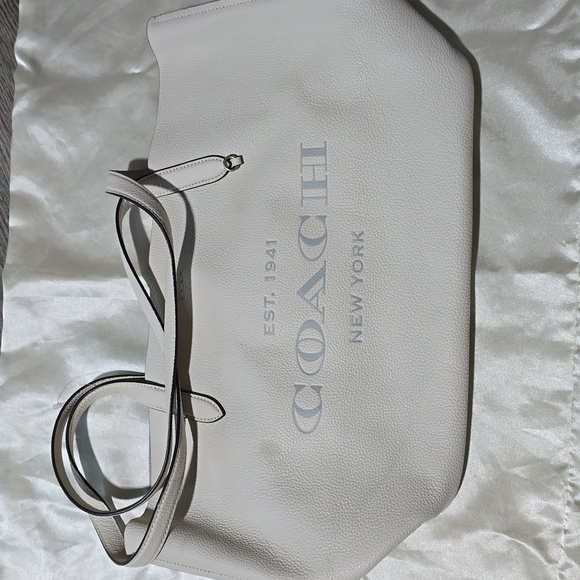 Coach | Bags | Coach Cameron Leather Cream Tote Bag Cc50 Nwot | Poshmark